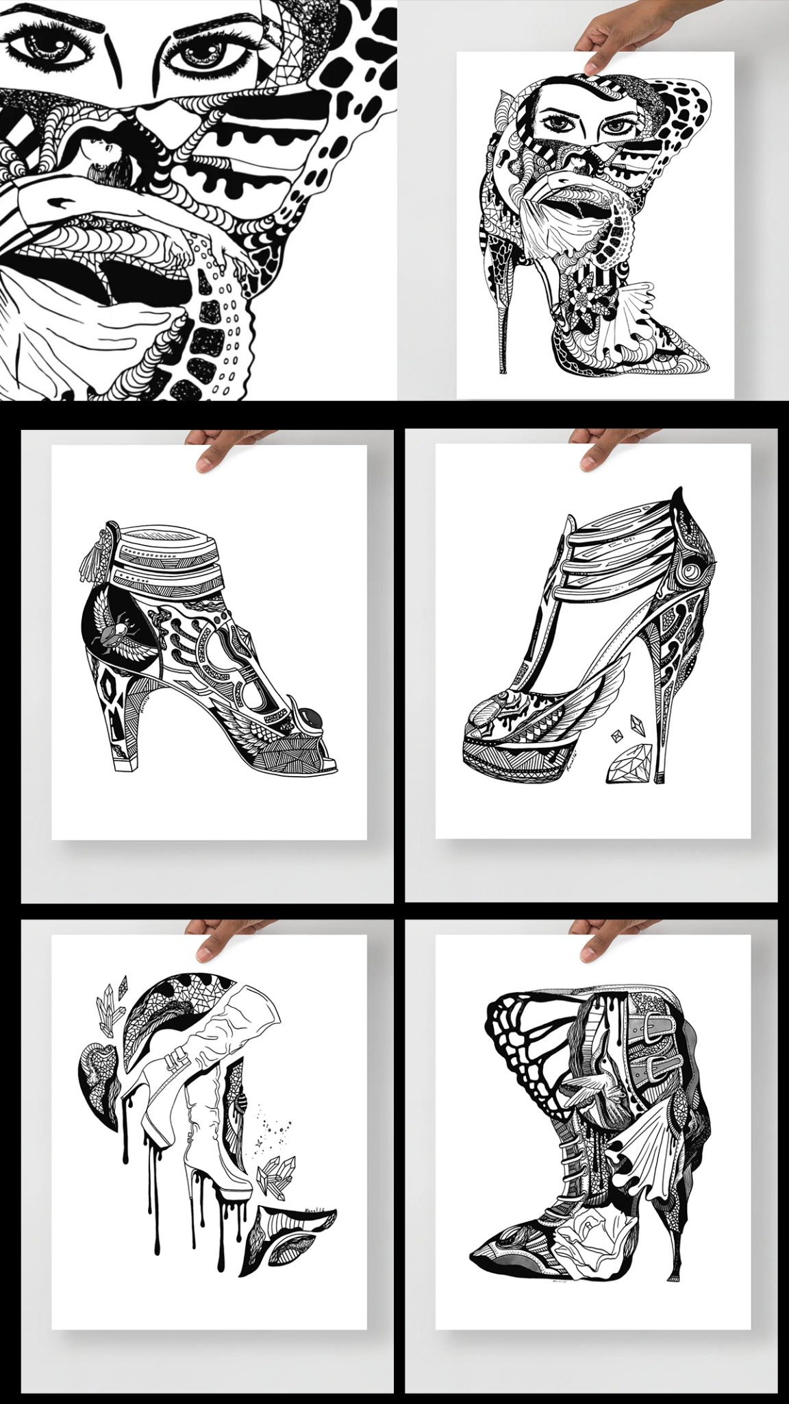 20 Super Gorgeous High Heels Drawing Artworks You Must See