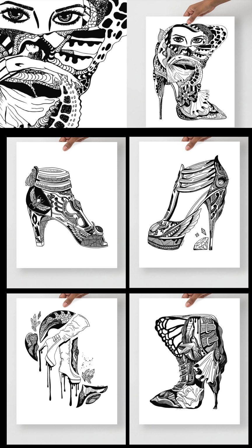 20 Super Gorgeous High Heels Drawing Artworks You Must See